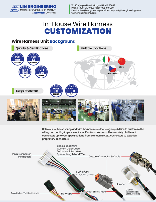 Catalogs, Flyers, and More | Lin Engineering