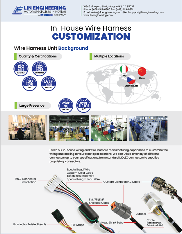 Catalogs, Flyers, and More | Lin Engineering