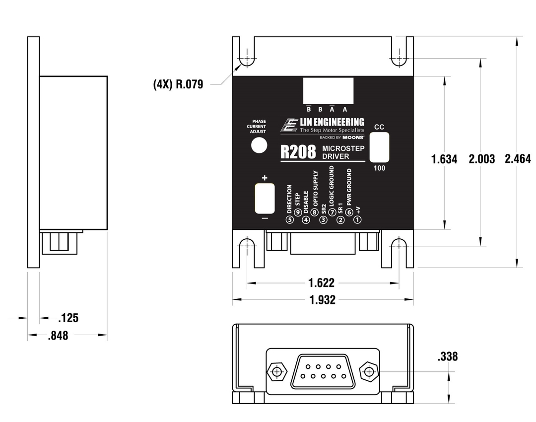 R208 Bipolar Stepper Motor Driver | Lin Engineering