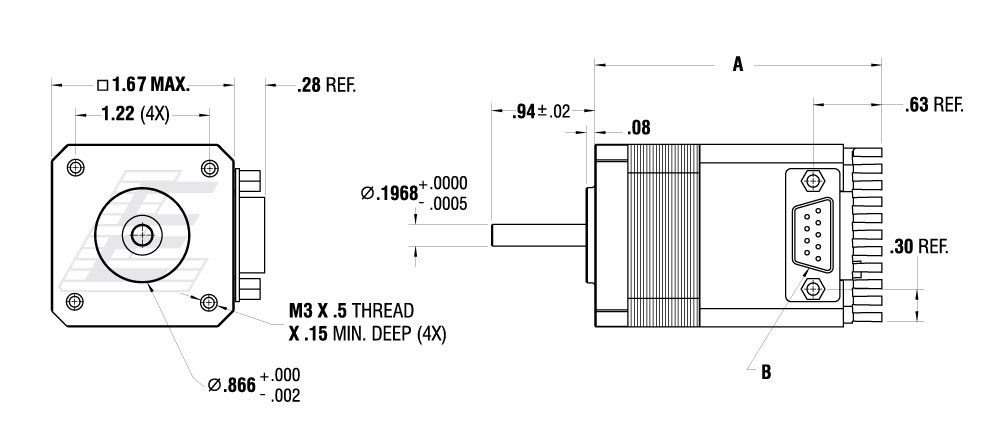 CO-4118S-01 | MOTOR + DRIVER + CONTROLLER | Lin Engineering
