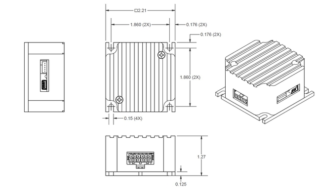 R525P | STEPPER DRIVER + CONTROLLER | Lin Engineering