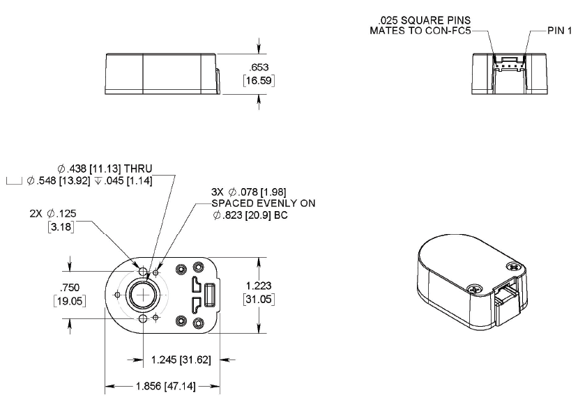 5718L-01P | Hybrid Stepper Motor | Lin Engineering