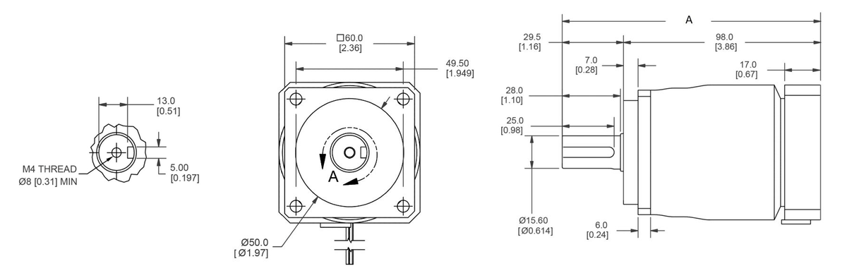 WO-5718L-01SD | 5718 Series | Hybrid Stepper Motor | Lin Engineering