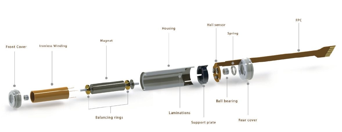 SL013CH038-03 | Slotless BLDC Motor | Lin Engineering