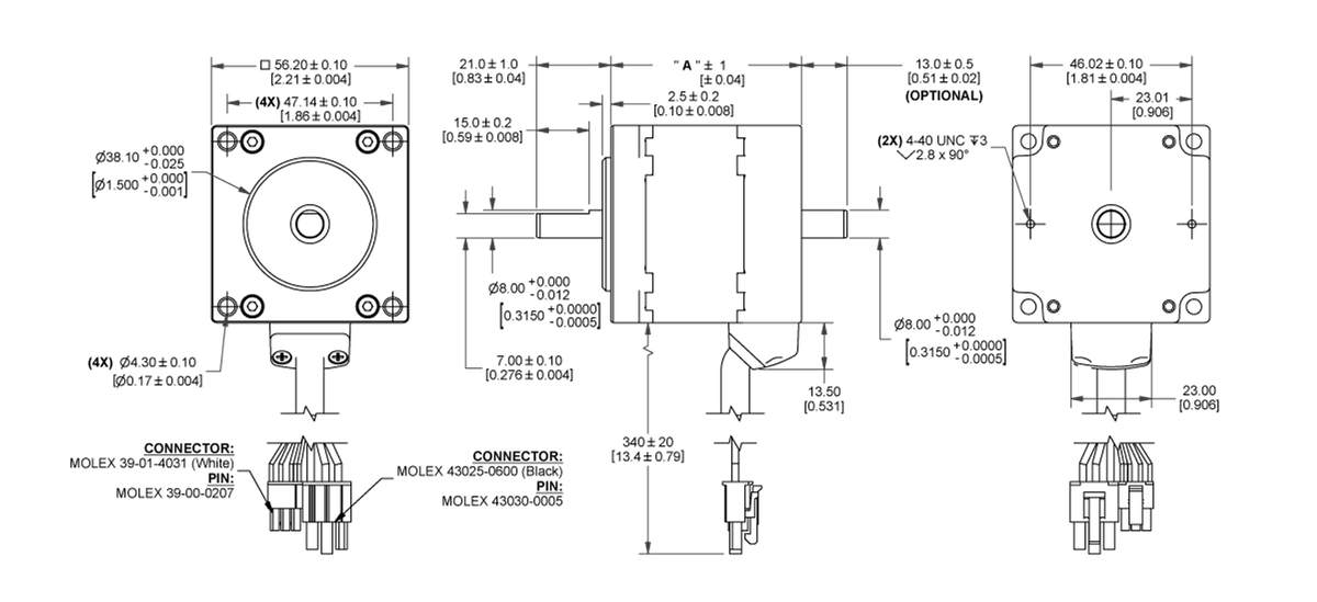 BL23E48-02-Y20-A0-B12F | BL23 Series | BLDC Motor
