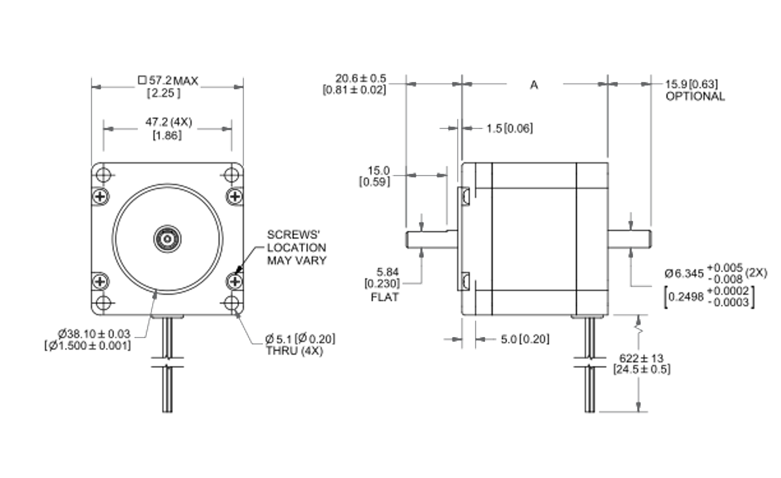 E5718-057-05P | Hybrid Stepper Motor | Lin Engineering