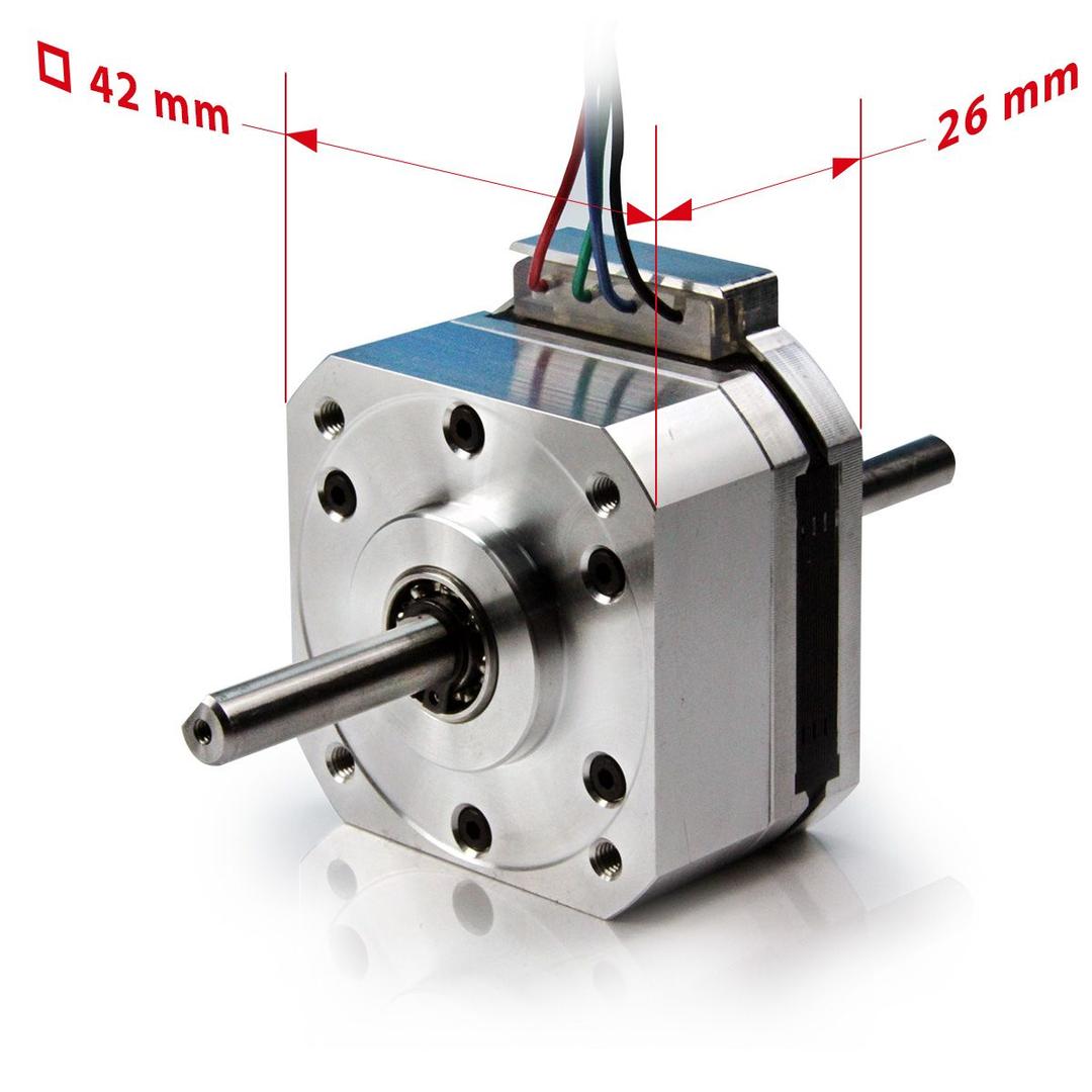 Ultra-Slim Stepper Motor with 11:1 Integrated Gearbox